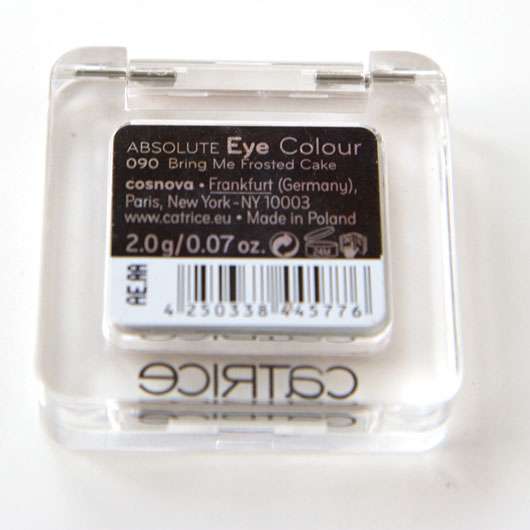 Test - Eyeshadow - Catrice Absolute Eye Colour, Farbe: 090 Bring Me ...