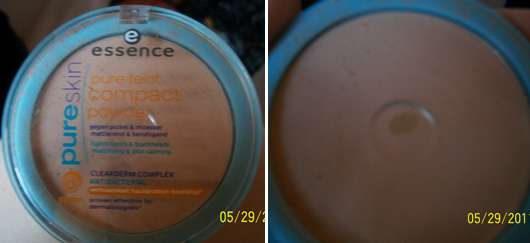 Test - Puder - essence pure skin pure teint compact powder, Farbe: 02 ...