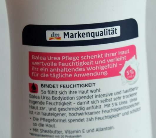 Test - Body - Pflege - Balea Urea Bodylotion - Pinkmelon